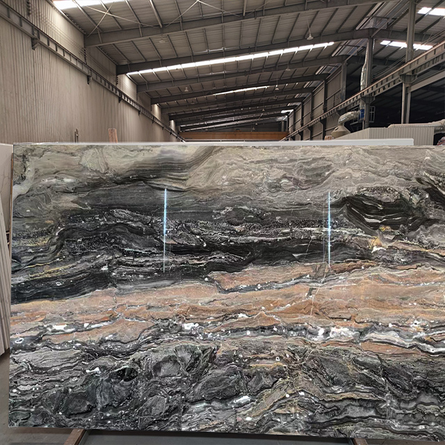 Italy Venice Brown Marble Slab