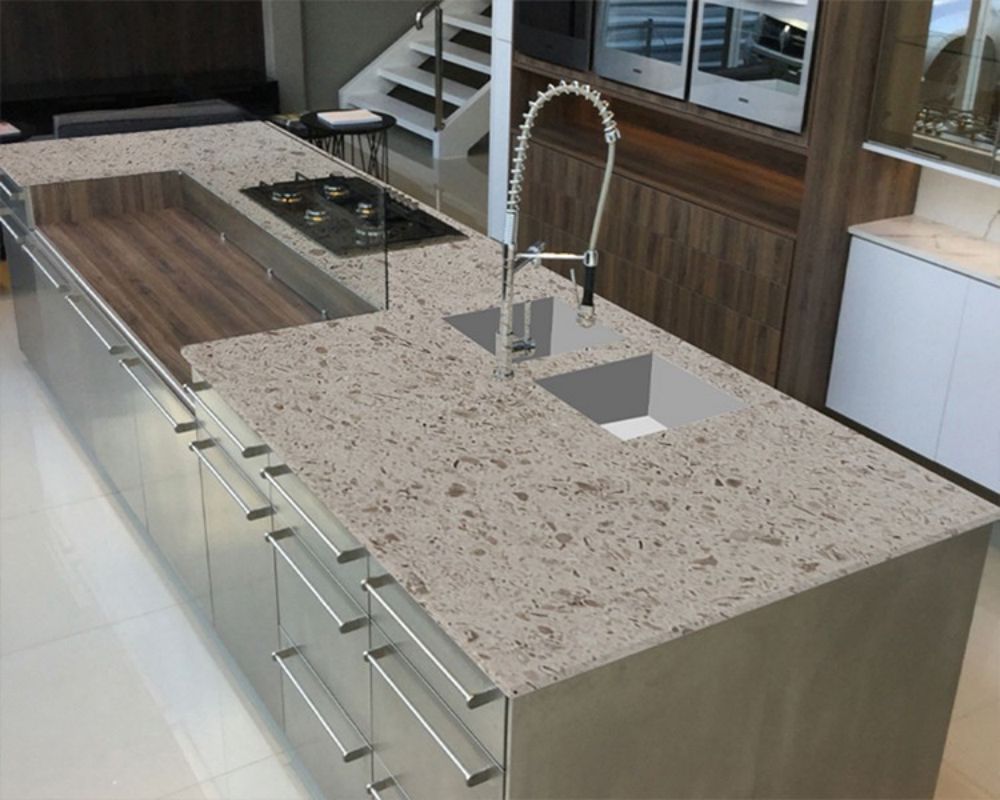 Porto Beige Limestone Natural Marble Countertop