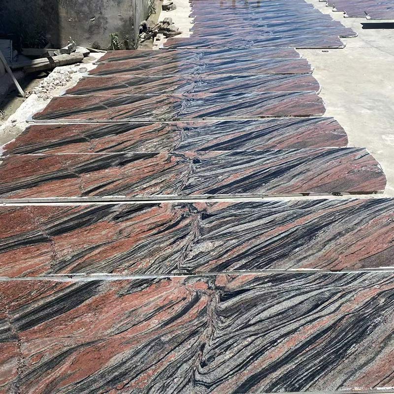Symphony Red Granite Stone Rock Outdoor Slabs Tiles Parquet