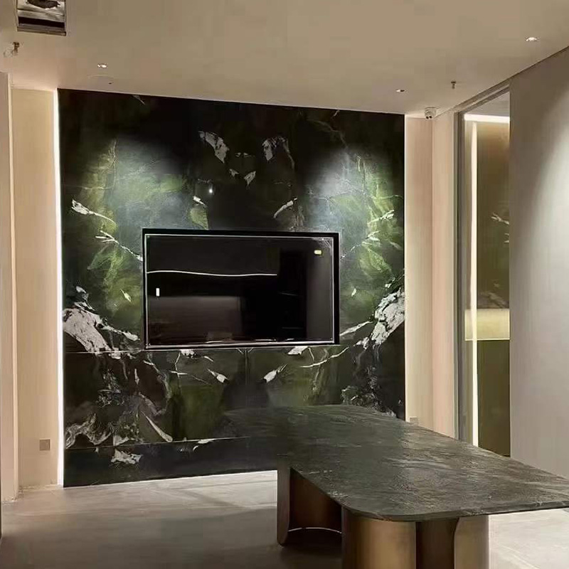 Avocado Green Marble Countertops Table Tile Wholesale