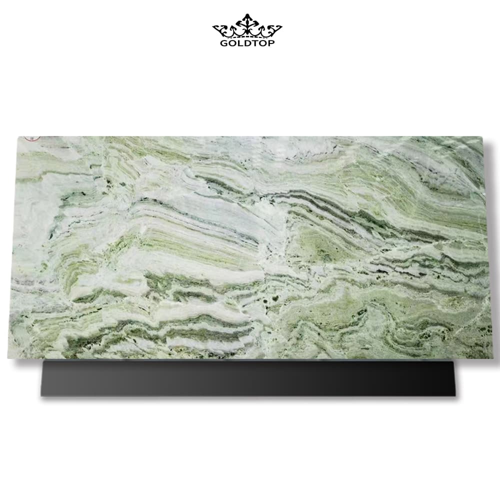 Green Cold Ice Jade Marble Countertops
