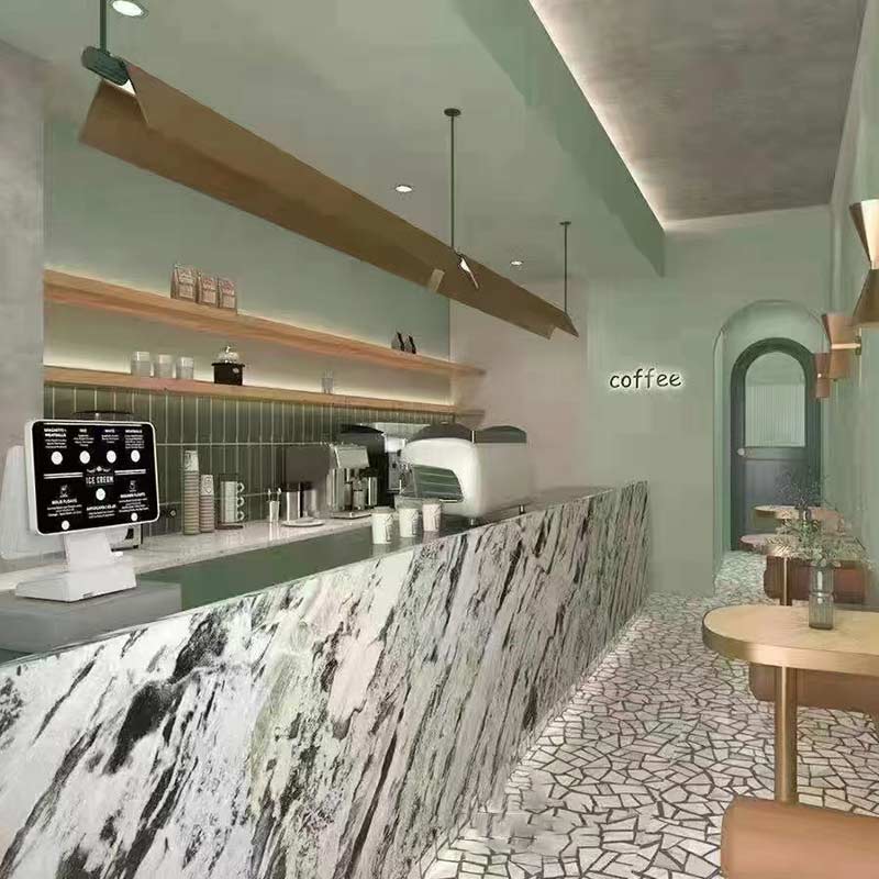 Emerald jade green marble countertops from china