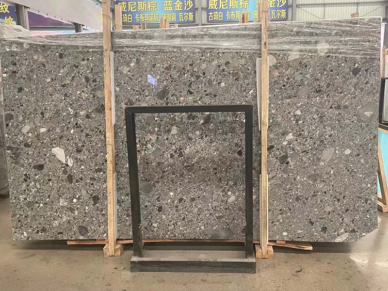 Ceppo grey marble slabs Manufacturer