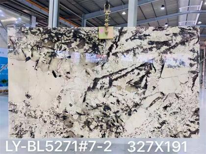 Snow Mountain Silver Fox Quartzite Slab Wholesale