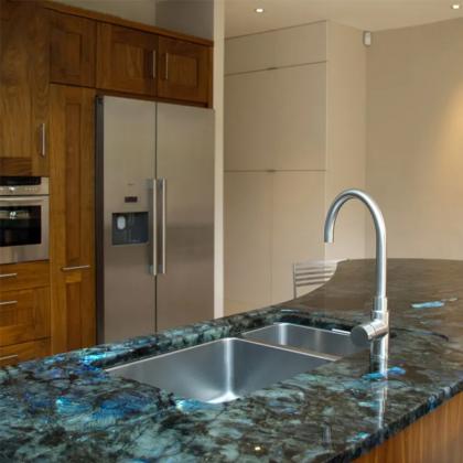 Madagascar Blue Labradorite Granite Countertop Manufacturer,Madagascar ...