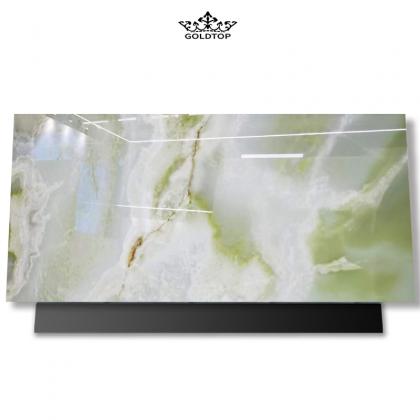 Natural Jade Green Onyx Slabs Countertops
