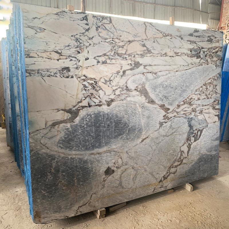 Galaxy blue marble slabs for sale