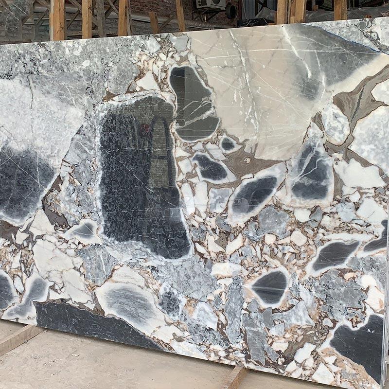 Galaxy blue marble slabs for sale