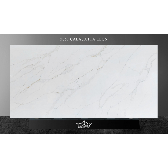 5052 Calacatta Leon Quartz Slabs Manufacturer,5052 Calacatta Leon ...