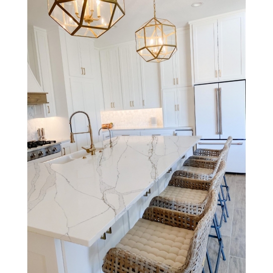 5052 Calacatta Leon Quartz Slabs Manufacturer,5052 Calacatta Leon ...