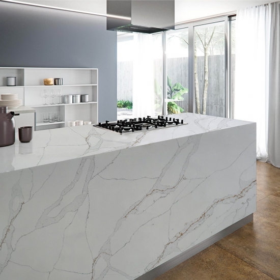 5052 Calacatta Leon Quartz Slabs Manufacturer,5052 Calacatta Leon ...